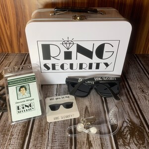 Ring Security Set, Complete Ring Bearer Kit, Ring Security Proposal - Etsy