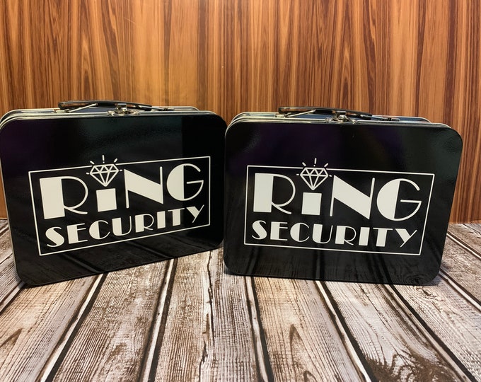 Ring Security Briefcase, Ring Bearer Gift, Ring Security Case, Ring ...