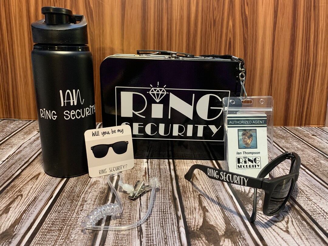 Ring Security Set, Complete Ring Bearer Kit, Ring Security Proposal - Etsy