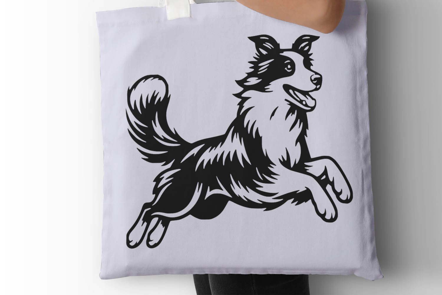 Leaping Border Collie SVG PNG Clipart Border Collie Mom Commercial Use ...