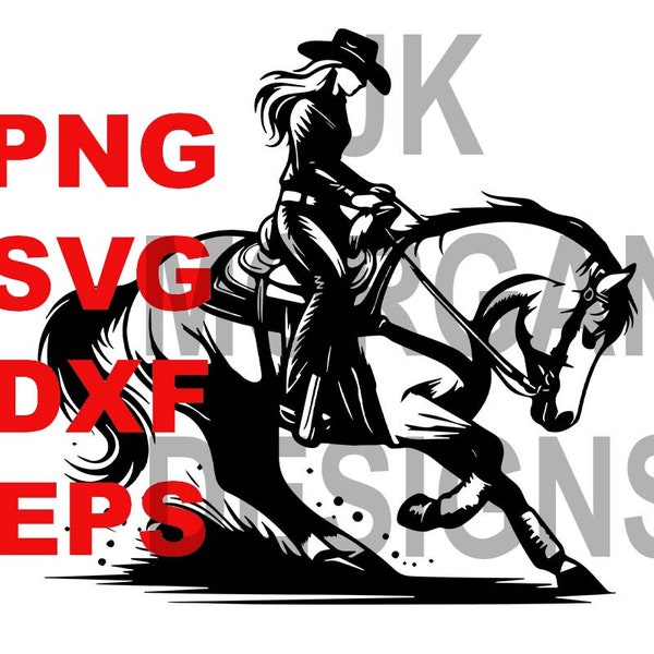 Female Horse Rider Svg - Etsy