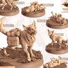 Rakoun - Racoon Animal Companion Miniature | Cast N Play - 3D Printed ...