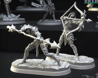 Warrior Apparitions Undead Skeleton Ghost Monster Forgotten Maze 28mm ...