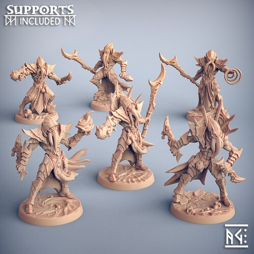 Mind Flayer Illithid_03 Fantasy Miniature Dungeons and - Etsy