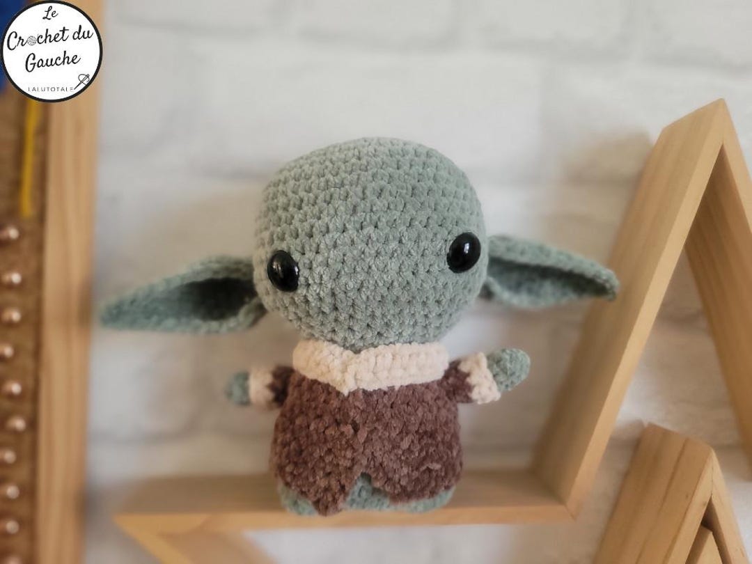 Crochet Tutorial, PDF Pattern Amigurumi Soft Toy Baby Yoda (grogu ...