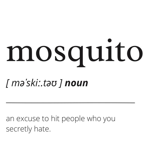 Funny Mosquito Quote - Etsy