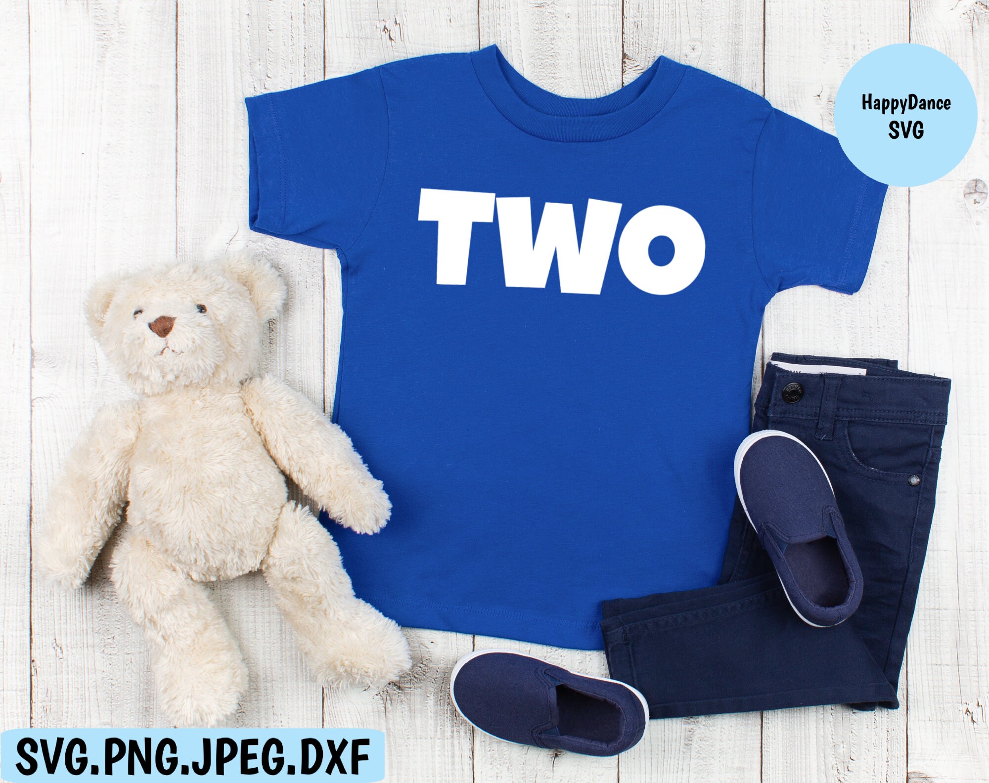 TWO SVG File for Crafting Making Birthday 2nd Birthday Party - Etsy