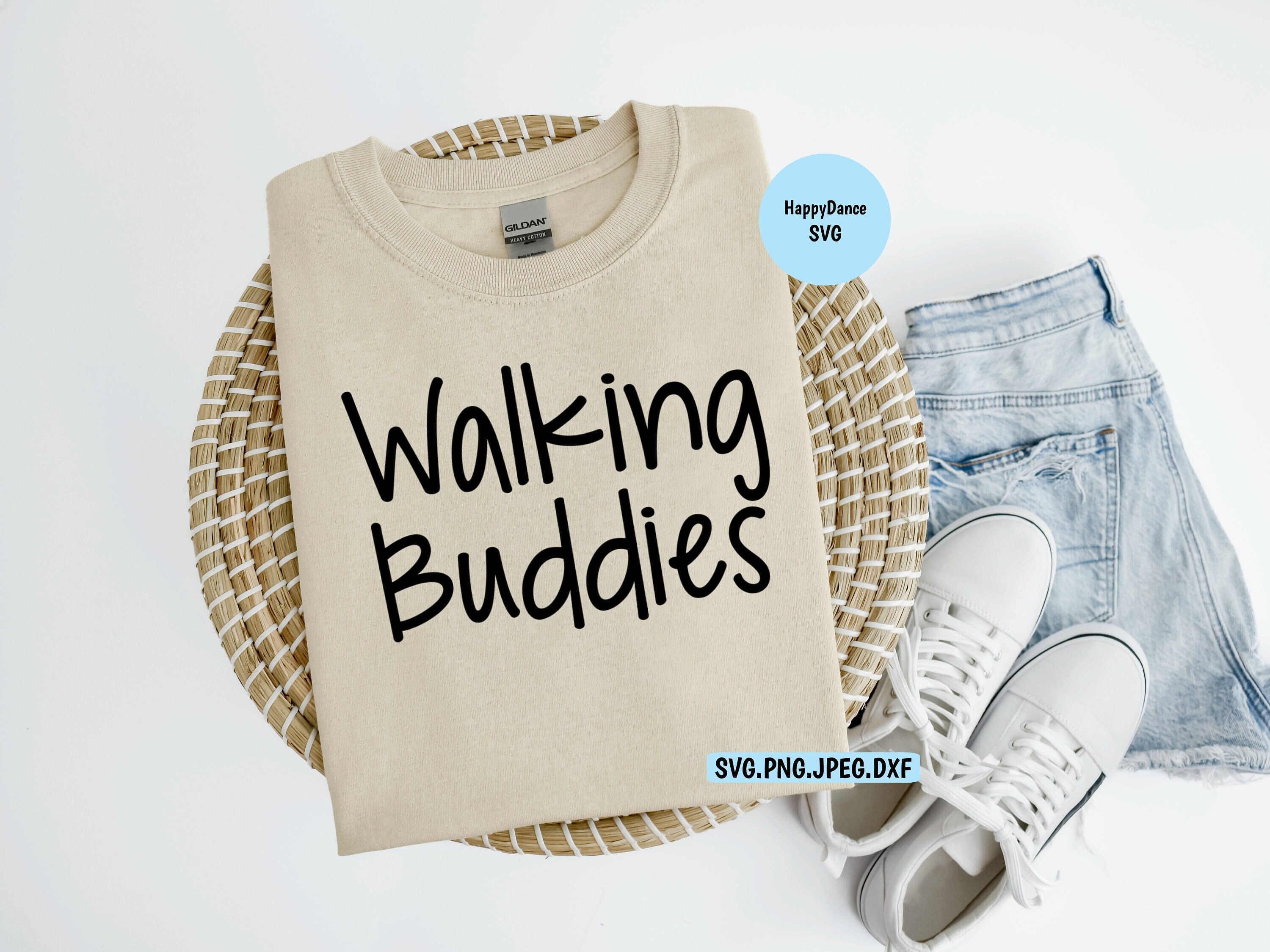 Walking Buddies SVG Digital Download-includes Svg, Jpeg, Dxf, and Png ...