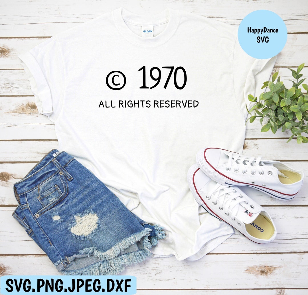 Copyright 1970 SVG Digital Download-includes Svg, Jpeg, Dxf, and Png ...