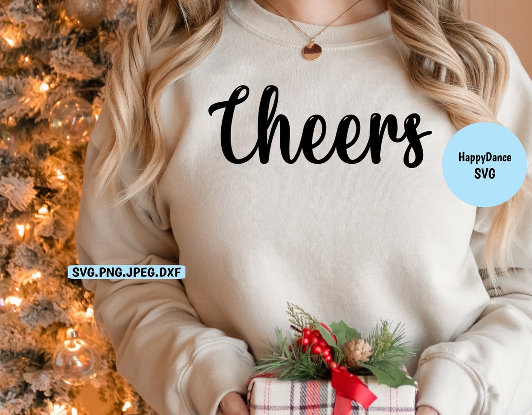 Cheers SVG Digital Download-includes Svg, Jpeg, Dxf, and Png Drinking ...