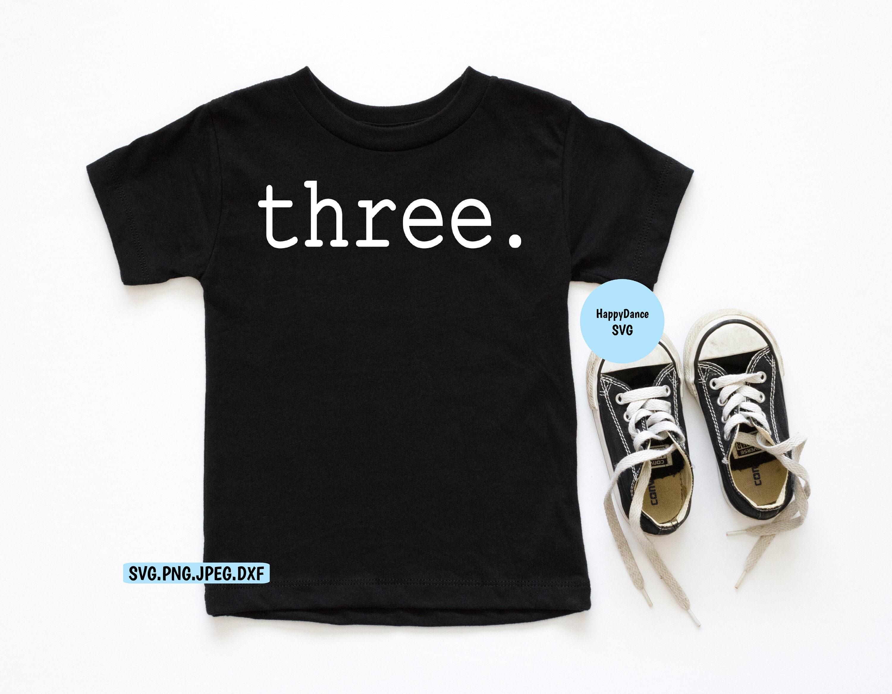 Three. SVG | Three Birthday SVG Png Jeg Dxf | Third Birthday Svg ...