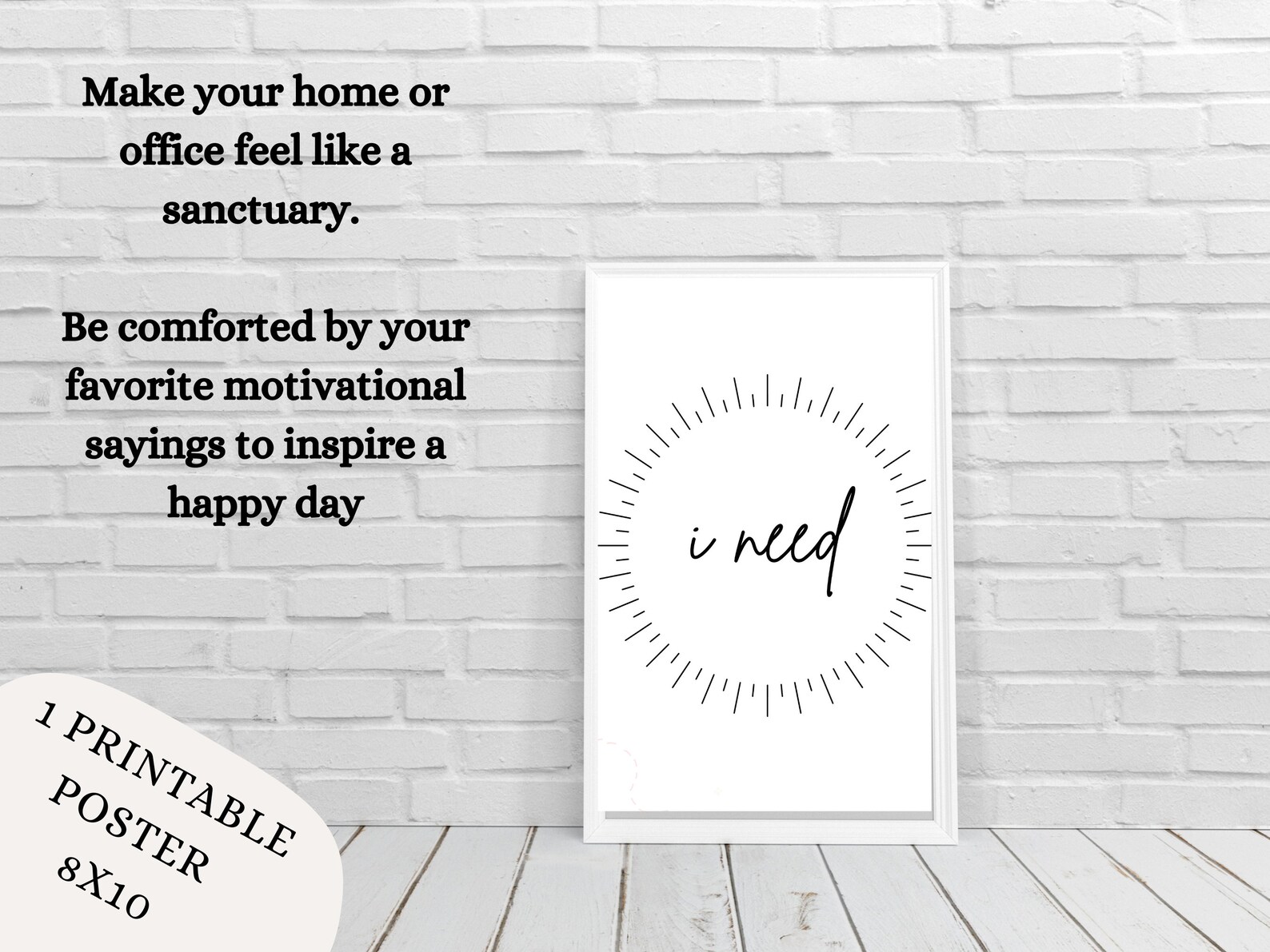Motivational Art Printable Motivational Art Work for Home or - Etsy