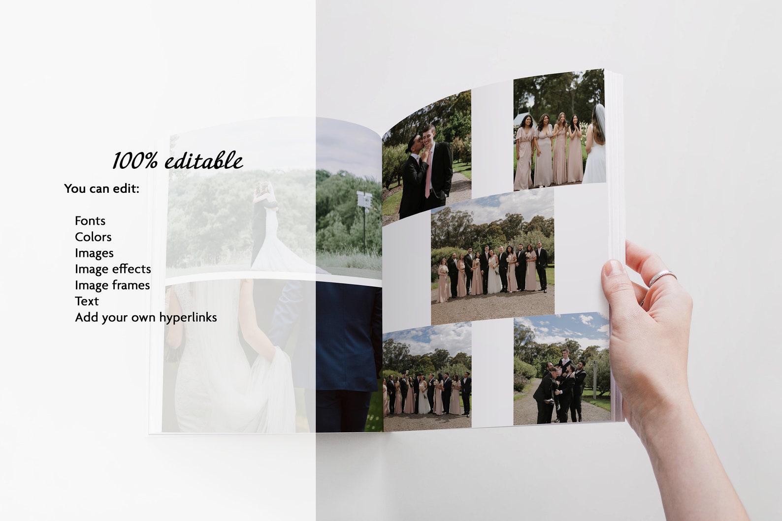 Wedding Magazine Template, Custom Wedding Album, Wedding Photo Album ...