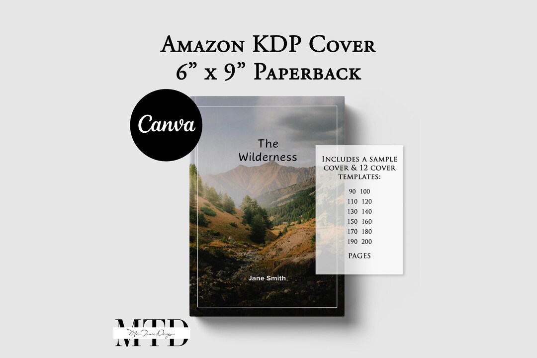 6x9 KDP Book Cover Template: Canva Editable Paperback - Etsy