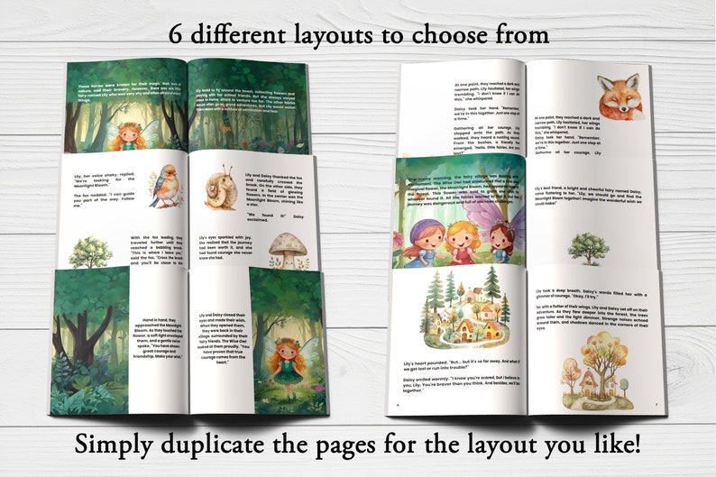 Children's Book Template Canva: 8.5"x8.5" Storybook Layout (amazon KDP ...