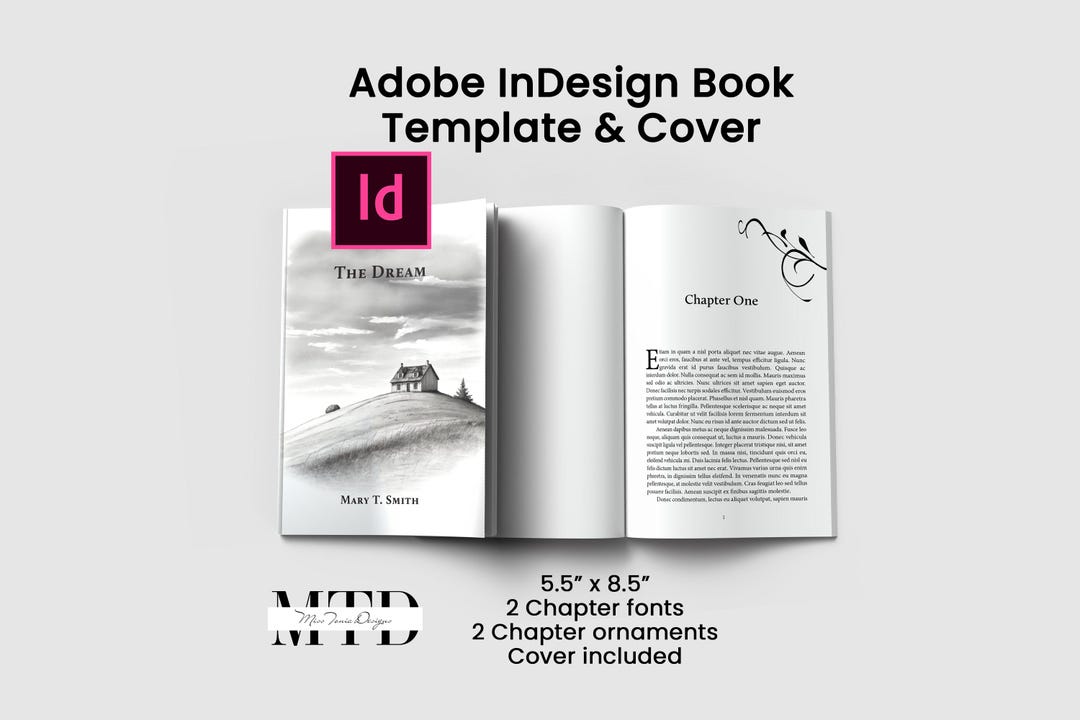 Adobe Indesign Book Template: 5.5" X 8.5" Amazon KDP Interior (digital ...