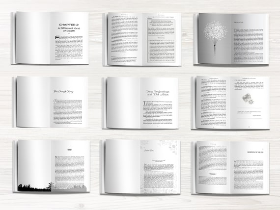 Chapter Book Layout Design Inspiration
