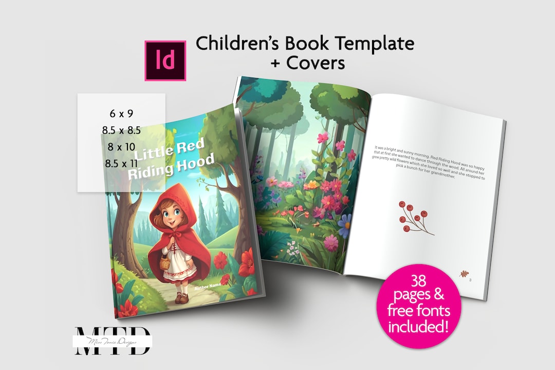 Bundle KDP Template Children's Book, KDP Interior Indesign, KDP ...