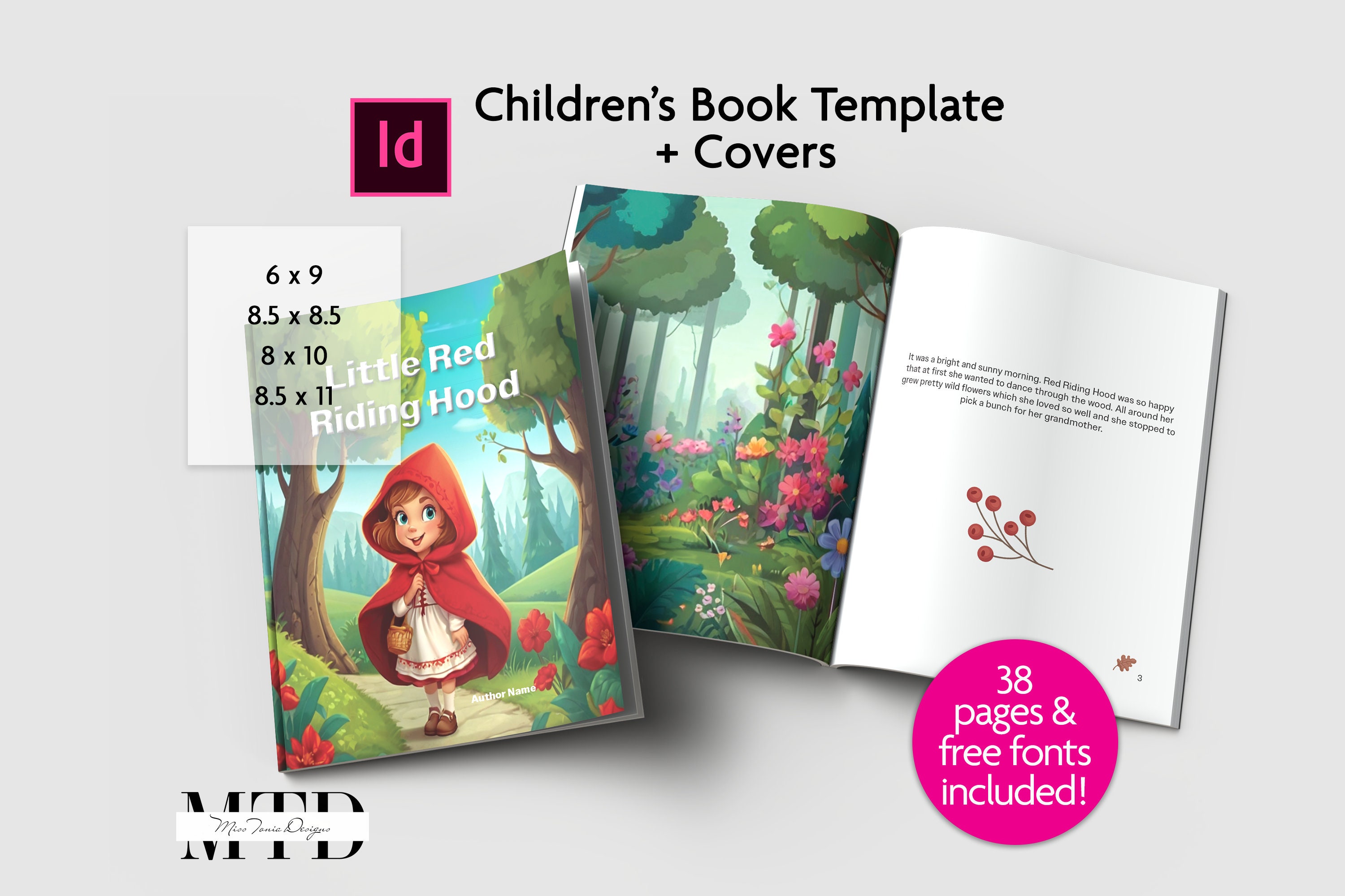 Bundle KDP Template Children's Book, KDP Interior Indesign, KDP ...