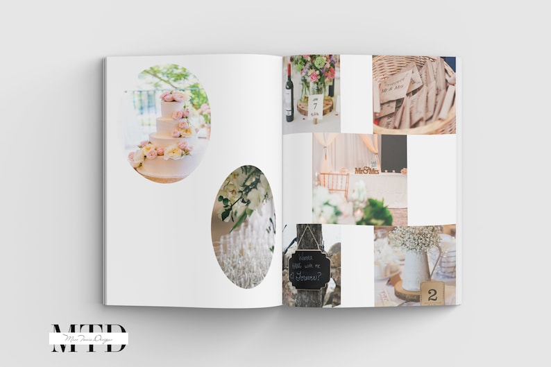 Wedding Magazine Template, Custom Wedding Album, Wedding Photo Album ...