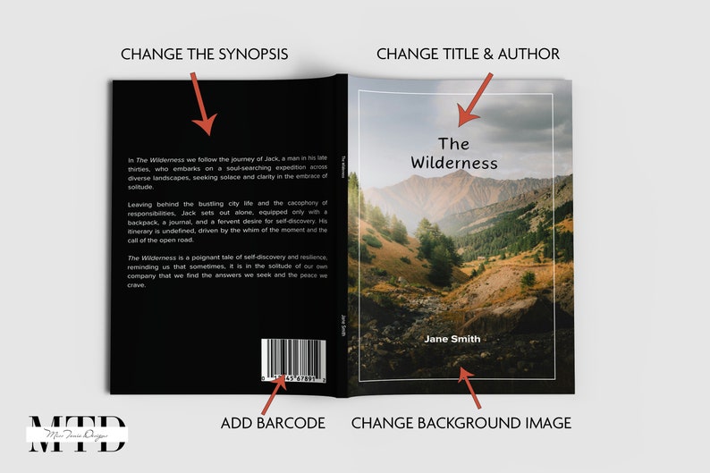 6x9 KDP Book Cover Template: Canva Editable Paperback - Etsy