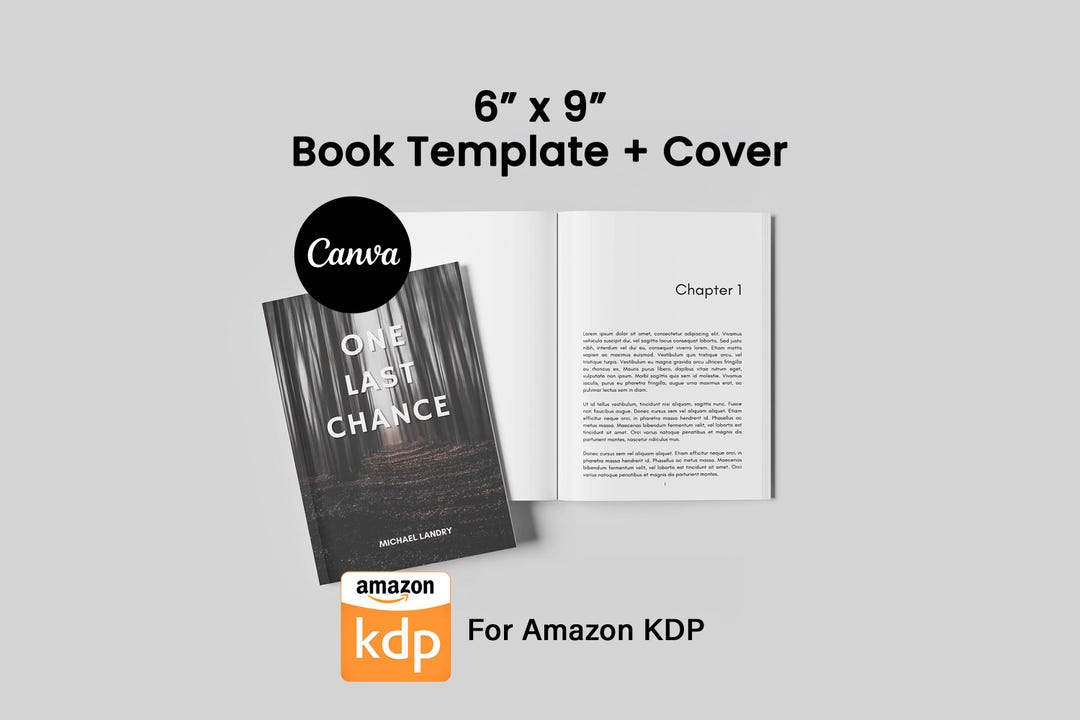 6x9 Canva Book Page Template, Modern Interior Formatting, KDP Guide ...