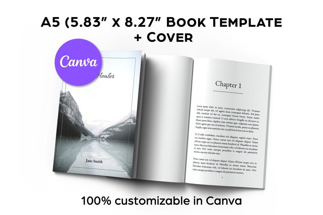 A5 Book Template for KDP: Canva Interior Layout (digital Download) - Etsy