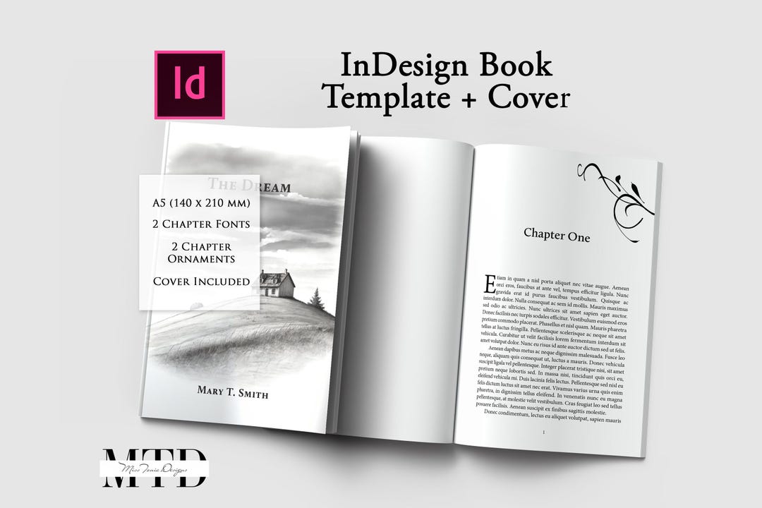 Adobe Indesign Book Template for A5, Amazon KDP Interior, KDP Template ...
