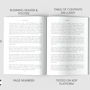 KDP Book 6x9 Template, Amazon KDP Interior, Canva Book Template, Book ...