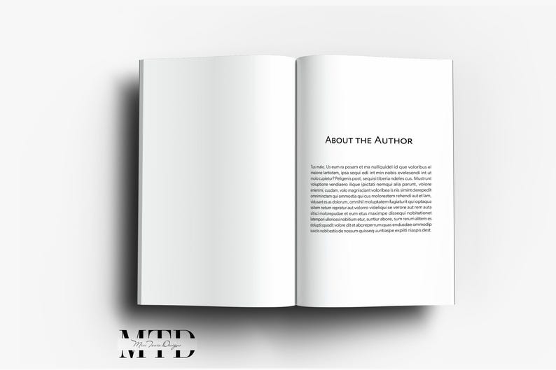 6x9 Adobe Indesign Book Template, Novel Layout (INDD & IDML Digital ...