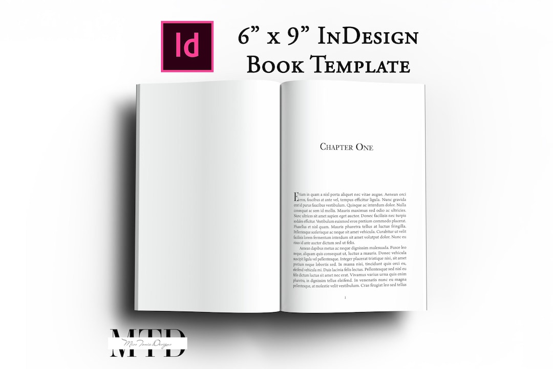 6 X 9 Adobe Indesign Book Template, KDP Book Template, Premade Book ...