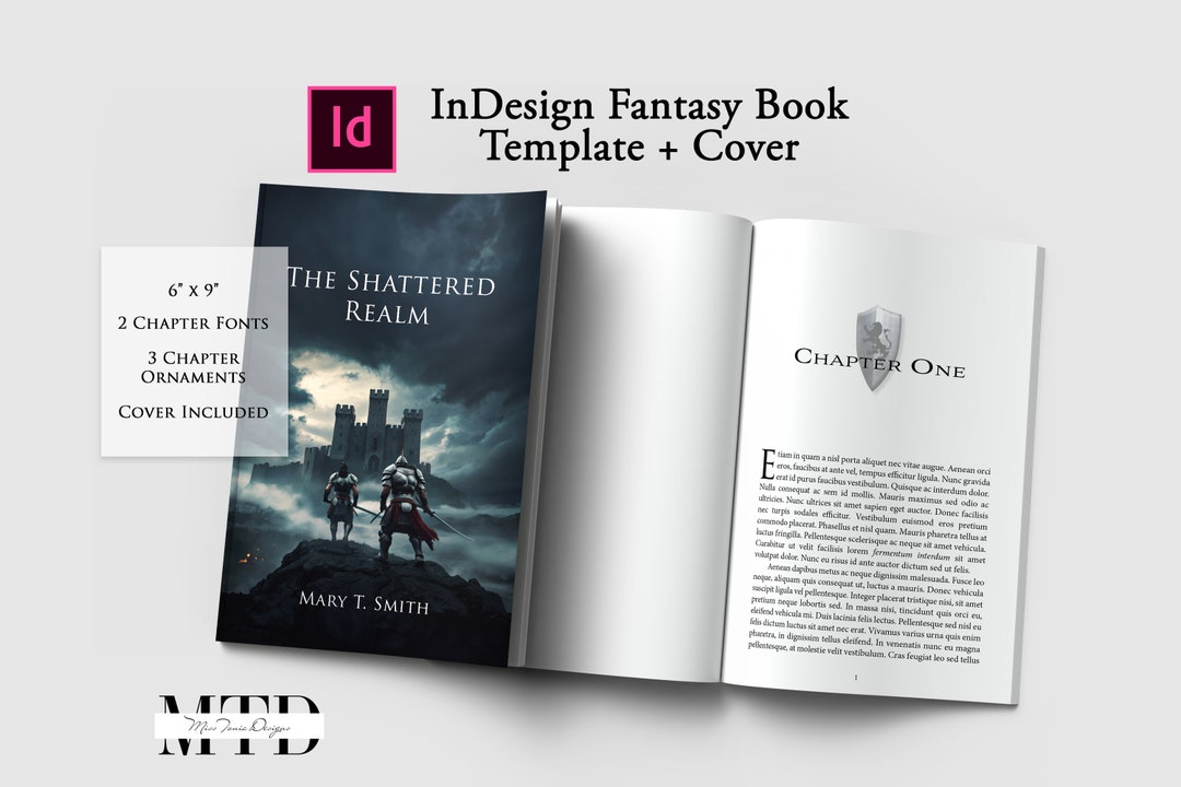 Indesign Template for Amazon KDP Interiors | Book Formatting Layout ...