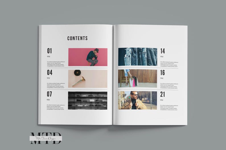 Editable Fashion Magazine Template | Adobe Indesign Layout (A4 & US ...