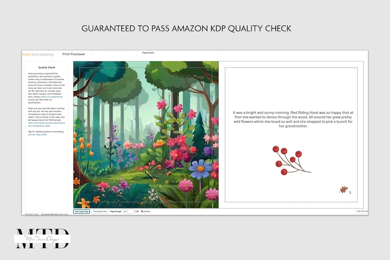 8.5x8.5 Children's Book Template, Editable KDP Interior (indesign) - Etsy