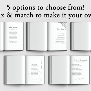 Canva Poetry Book Template Bundle, Self-publishing (digital Download ...