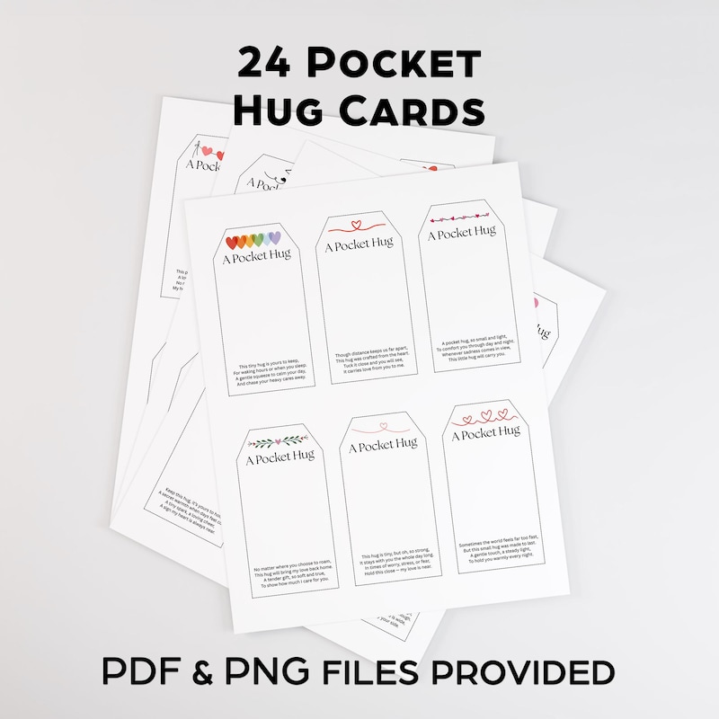 Affirmation Pocket Hugs - Etsy