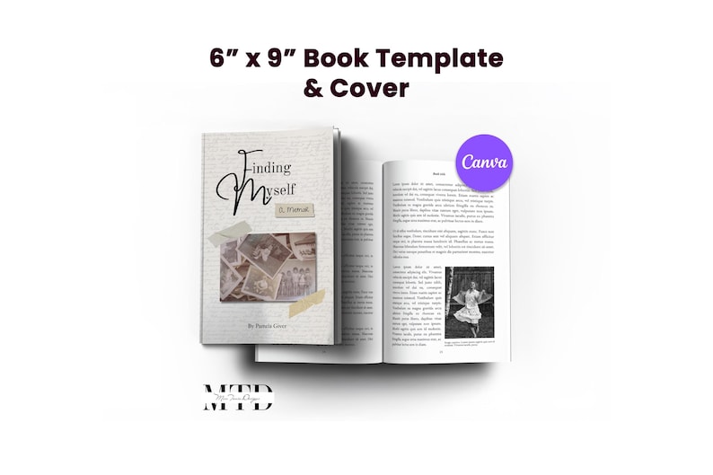 6x9 KDP Book Template, Canva Interior Book Template, Canva Book Cover ...
