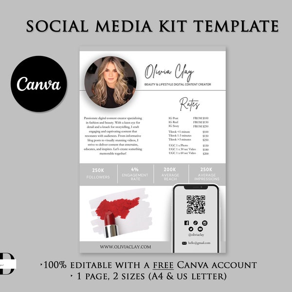 Speaker One Sheet - Etsy