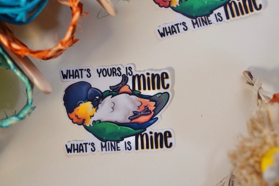 What is Yours is Mine What is Mine is Mine Caique - Black Headed ...