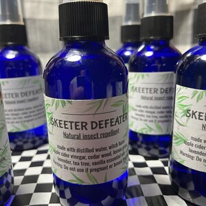 Skeeter Defeater Spray All Natural Insect Repellent 4oz Bottle - Etsy