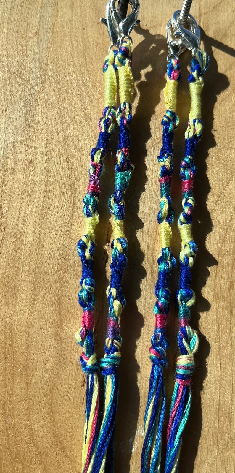 Tzitzit With Clips Torah. Bow in the Sky Rainbow Tzitzits - Etsy