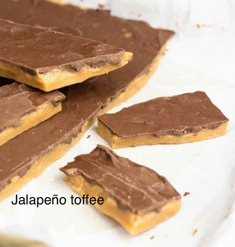 Jalapeño Toffee Butter Crunch Style Toffee - Etsy