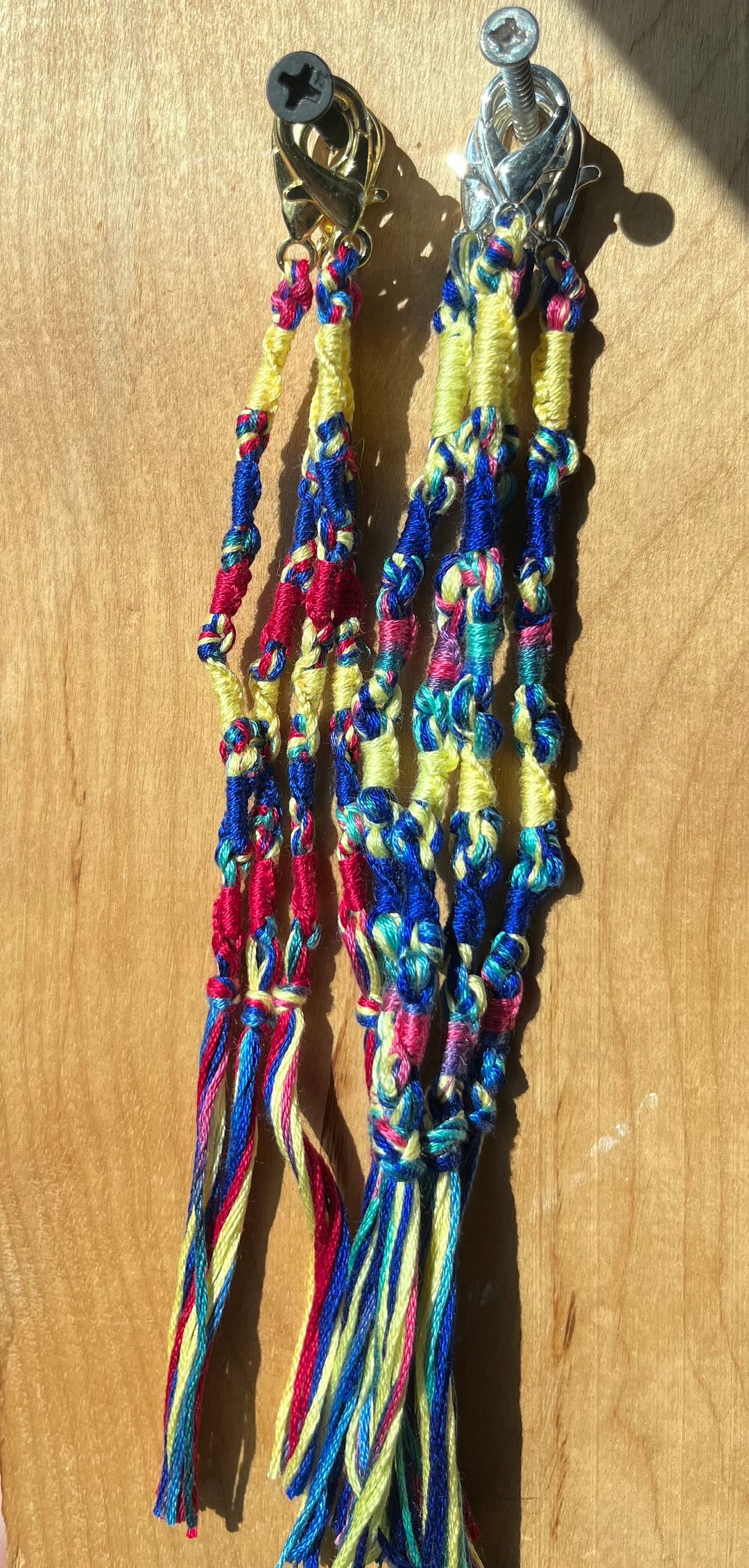 Tzitzit With Clips Torah. Bow in the Sky Rainbow Tzitzits - Etsy