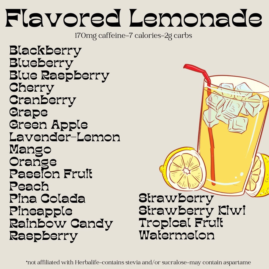FLAVORED LEMONADE 20 Pack Loaded Tea Kits. Mega Tea Bomb at Home. Sugar ...