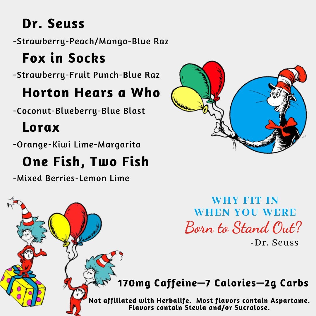 Celebrate DR. SEUSS 5 Pack Loaded Mega Tea Kit. Loaded Tea Bomb at Home ...