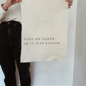 CUSTOM 10 WORD // Hand-painted Canvas Banner - Etsy