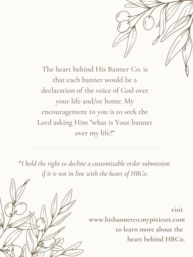 CUSTOM 10 WORD // Hand-painted Canvas Banner - Etsy