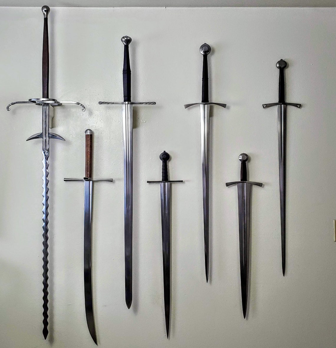 Hidden Sword Hanger - Single Rectangle for Rapier, Dagger, Smallsword ...