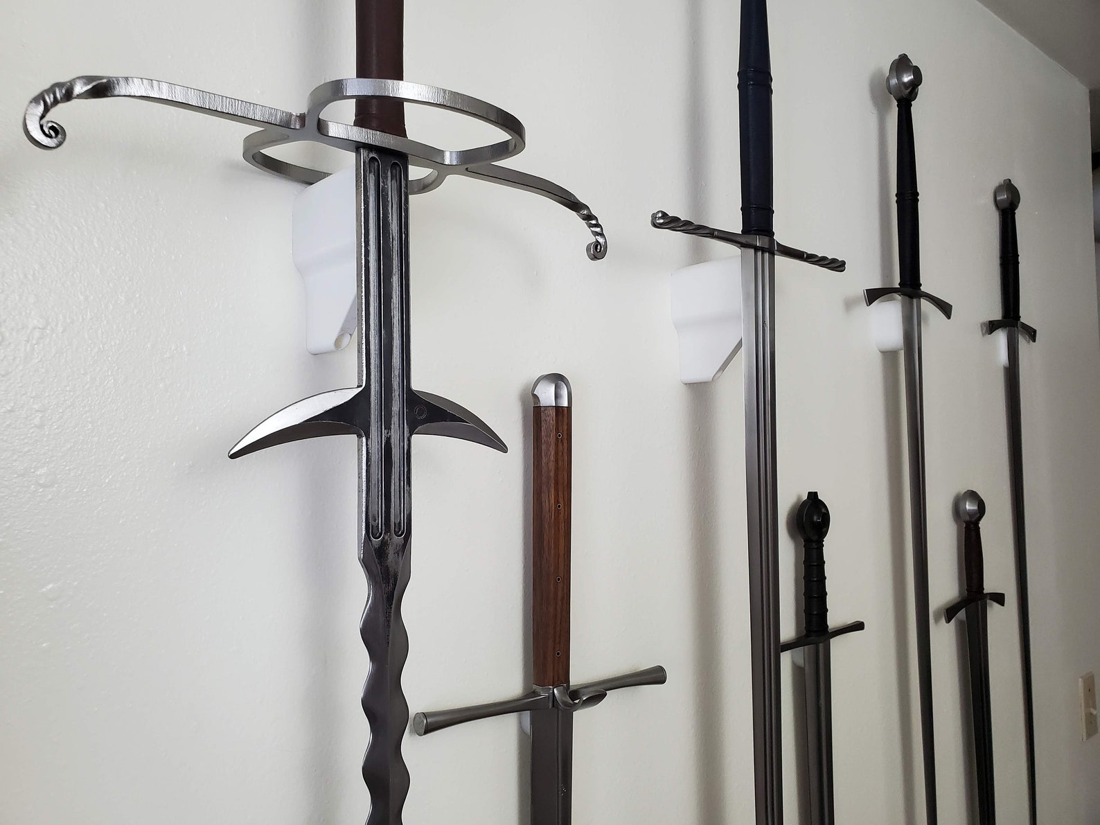 Hidden Sword Hanger - Single Rectangle for Rapier, Dagger, Smallsword ...