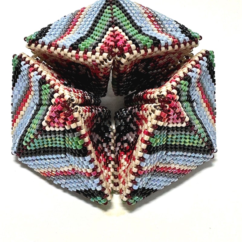 Geometric Beadwork - Etsy